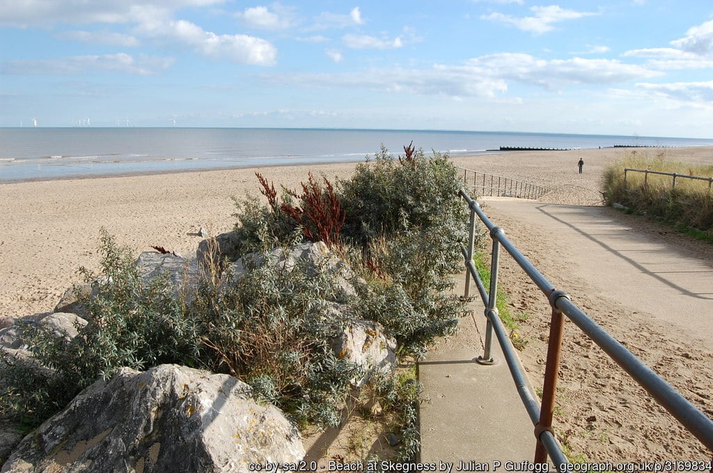 Dog friendly Skegness Beach, Lincolnshire
