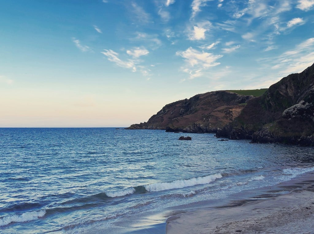 Dog friendly Pentewan Beach, Cornwall